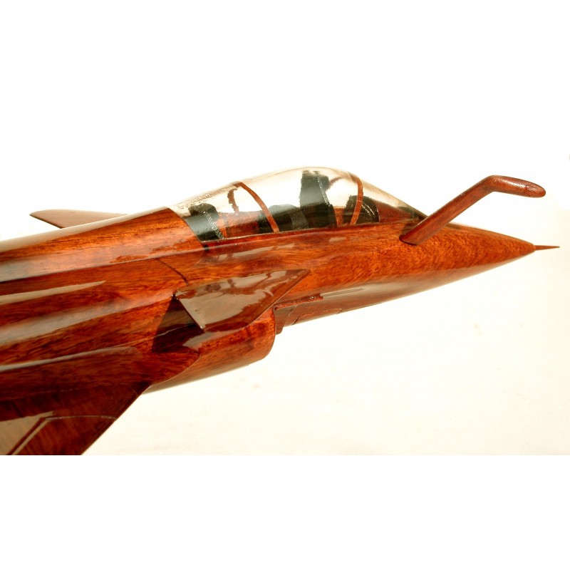 Rafale - MAQUETTE AVION . Bois précieux verni - cadeaux pour ...