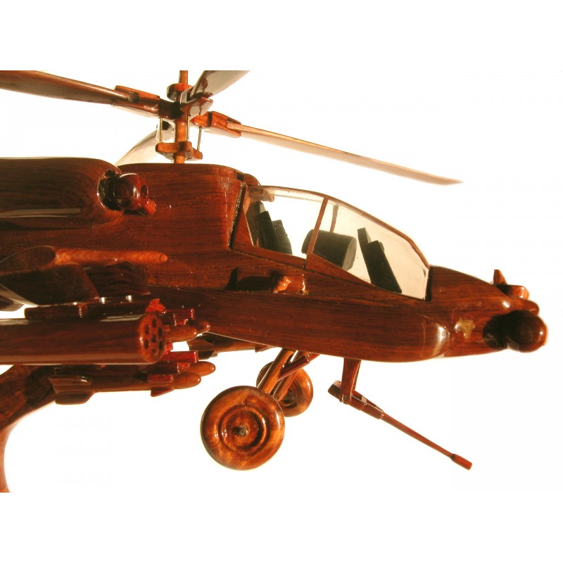 Boeing AH-64 Apache - aircraft model precious wood - price DIRECT FACTORY